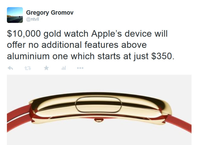 What Is the Target Audience of Gold “Apple Watch”? | Silicon Valley News
